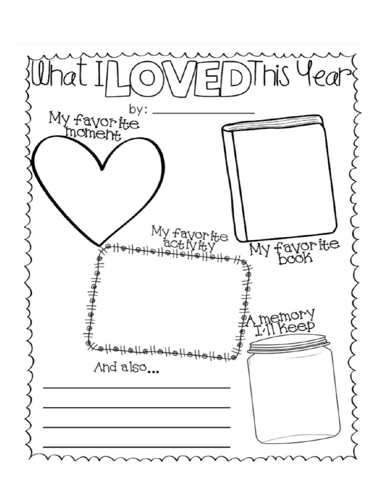 End of The Year Activity | PDF