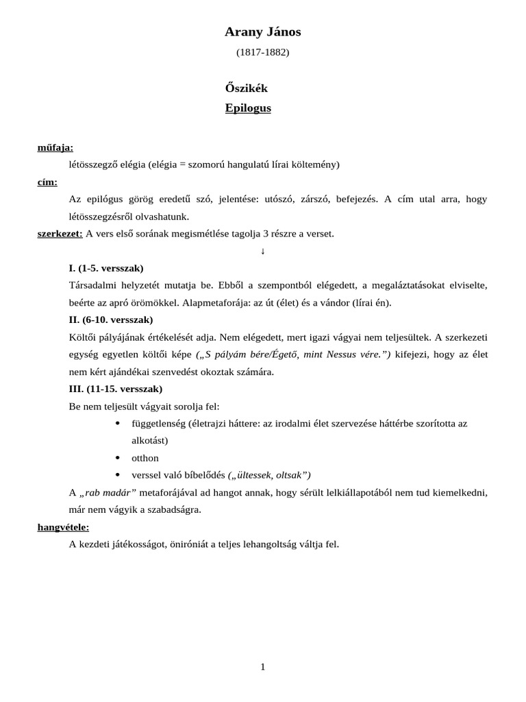 Arany János | PDF