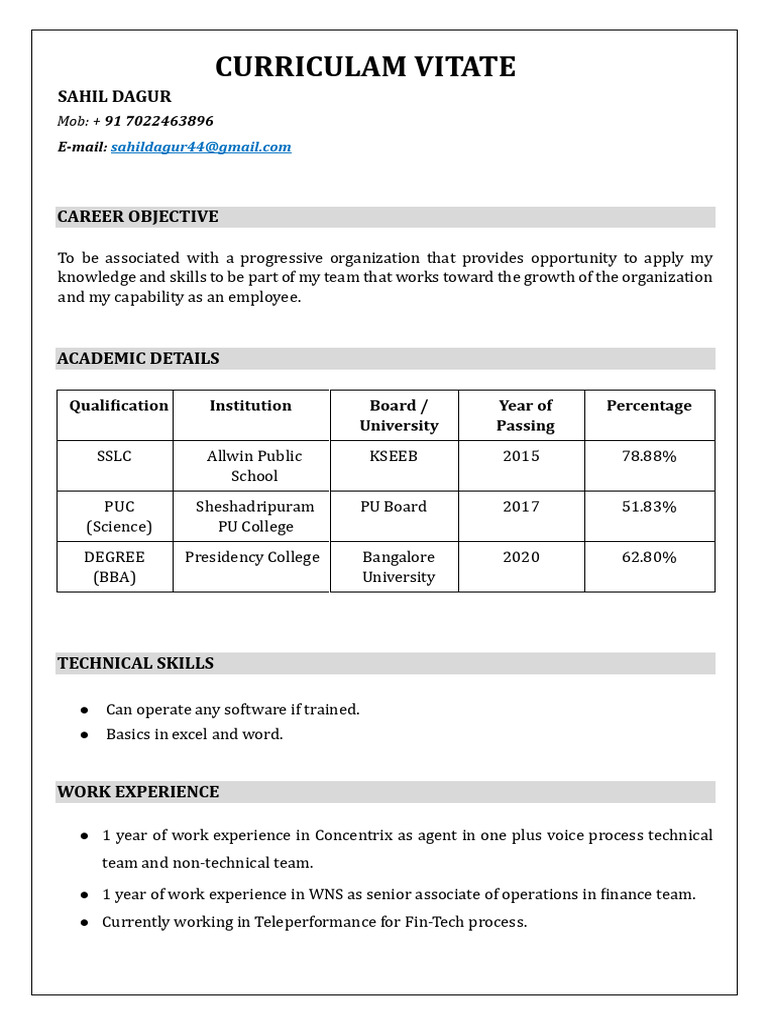 Sahil Dec24 Resume | PDF