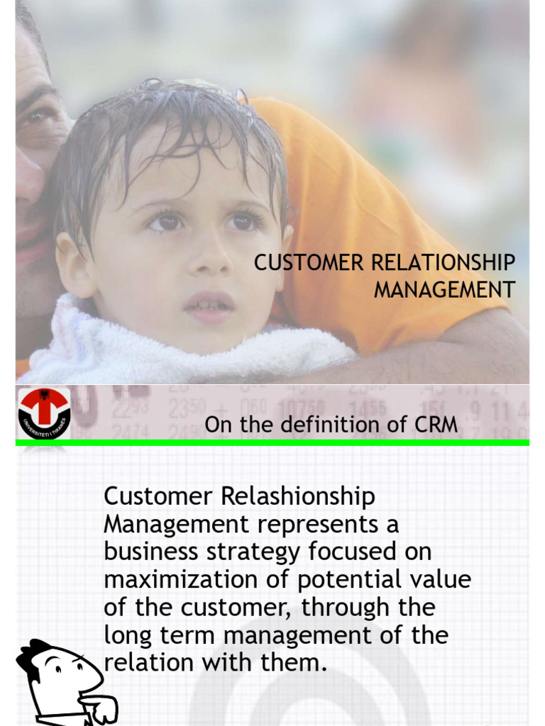 Lesson Introduction To CRM - Definitions | PDF | Customer Relationship ...