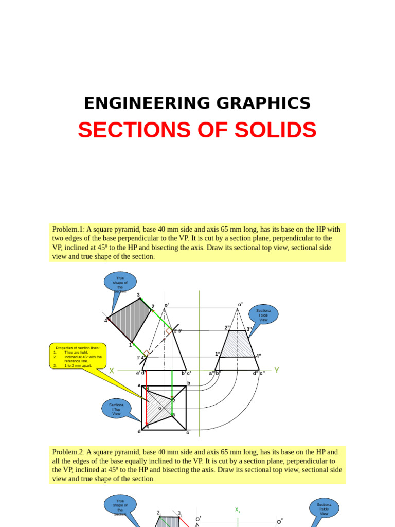 Sectioning Methods for Solids | PDF | Geometry | Euclidean Plane Geometry