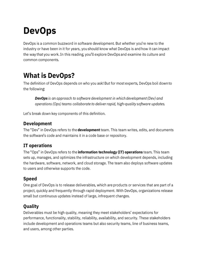DevOps | PDF