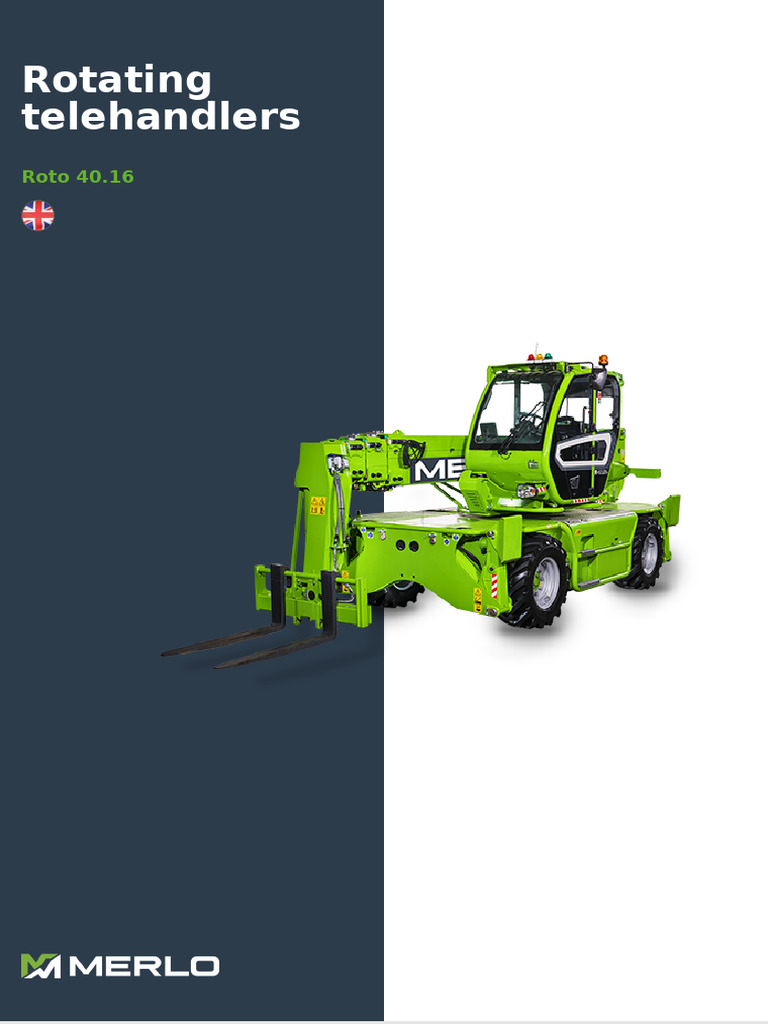 Rotating Telehandlers: Roto 40.16 | PDF | Truck | Tractor