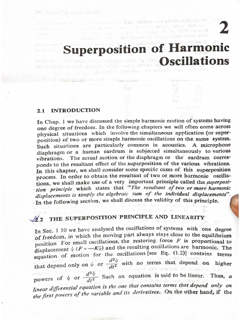 Waves & Optics SHM 2 | PDF