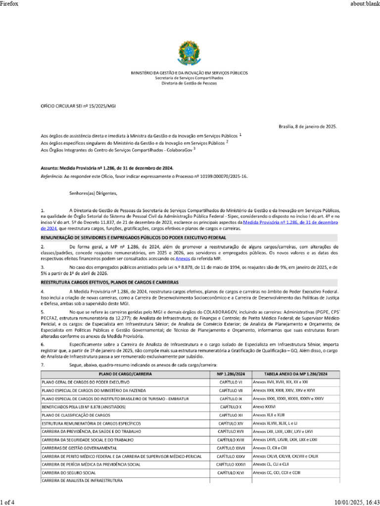 Ofício Circular Sei #15-2025-Mg | PDF