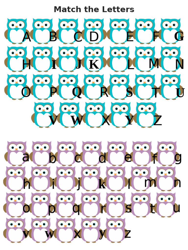 Alphabet Owl | PDF