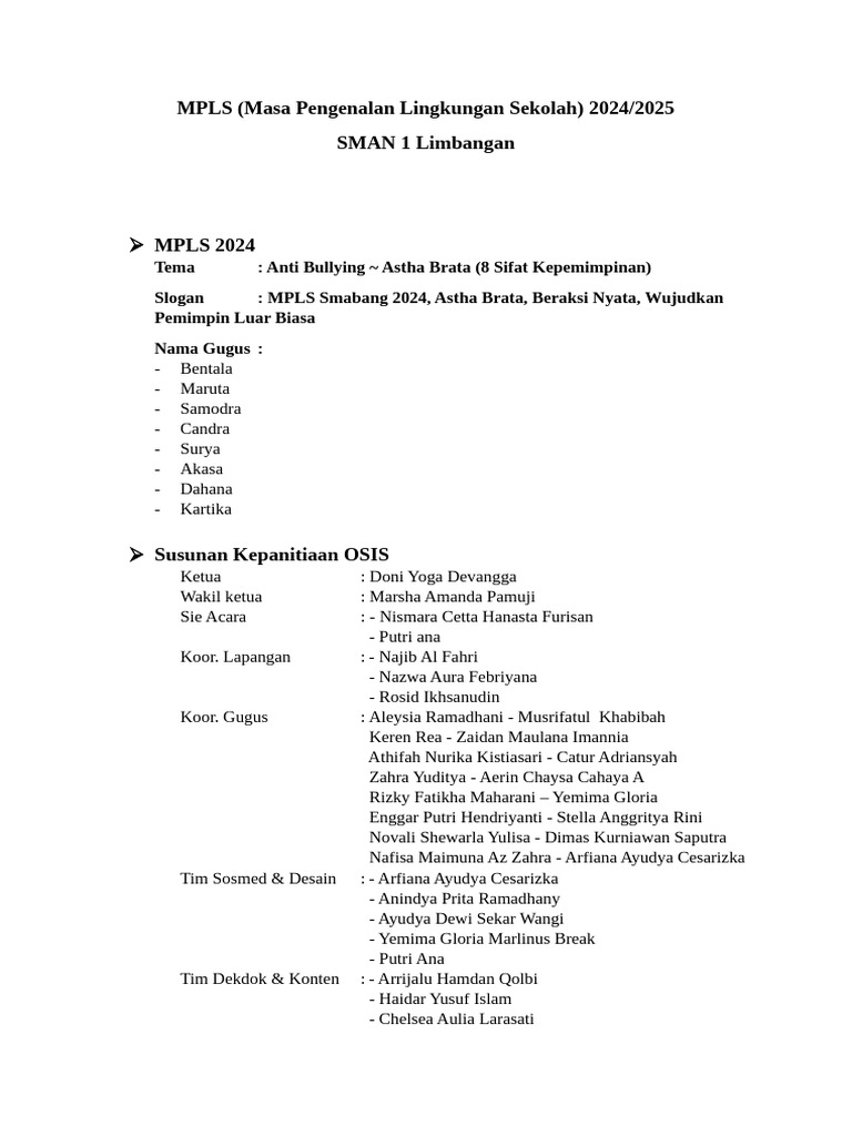 MPLS 2024: Panduan dan Aturan CPD | PDF