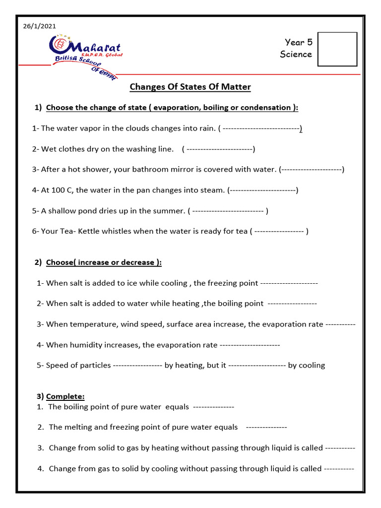 HW - Sc. Worksheet | PDF