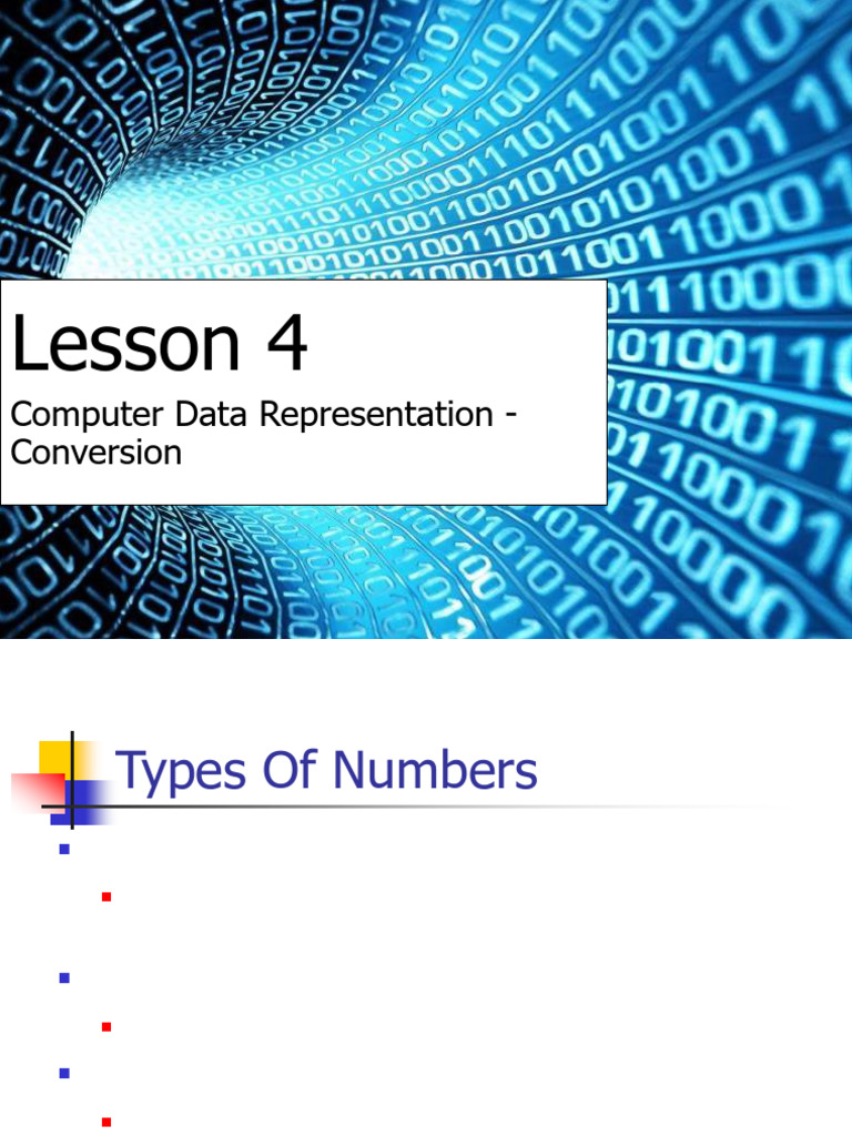 Cont. Lesson 4 - Number Systems Conversion 24-25 | PDF | Decimal | Numbers