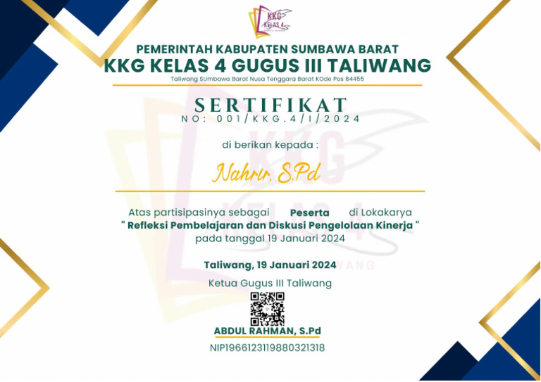 Nahrir Setifikat 4 | PDF