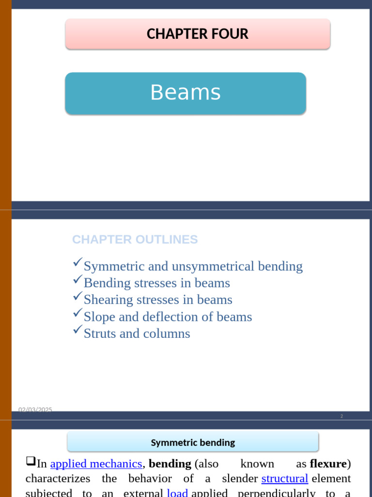 Chapter_4 | PDF | Bending | Beam (Structure)