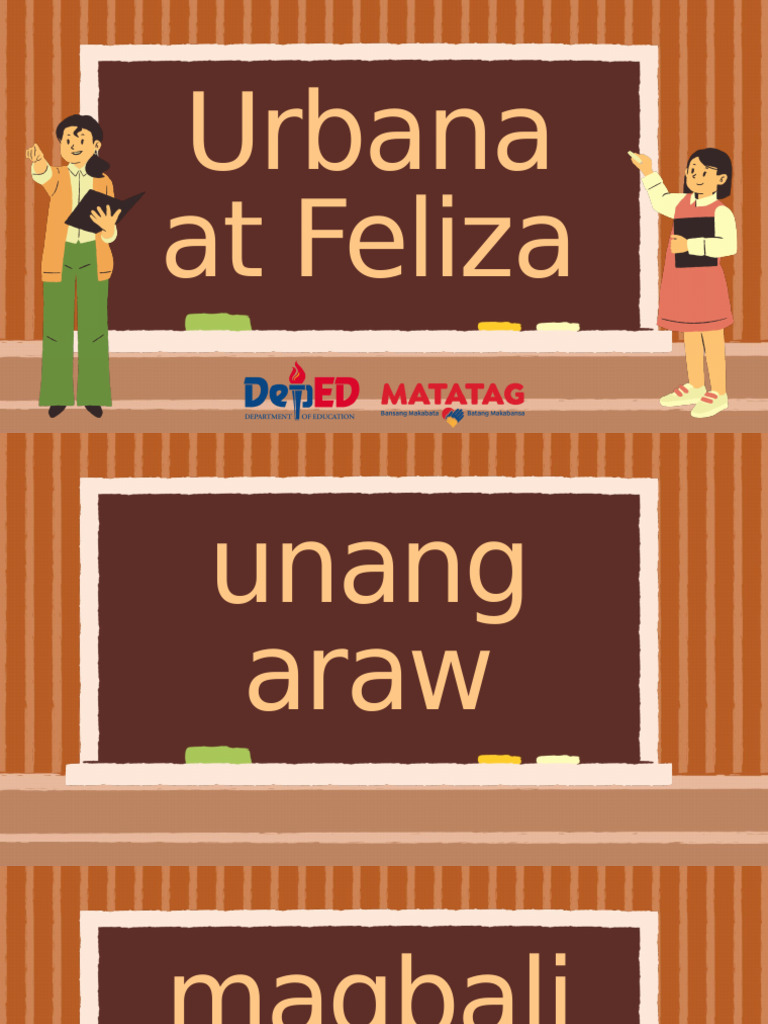 2. ARALIN 2, WK3 - URBANA AT FELIZA | PDF