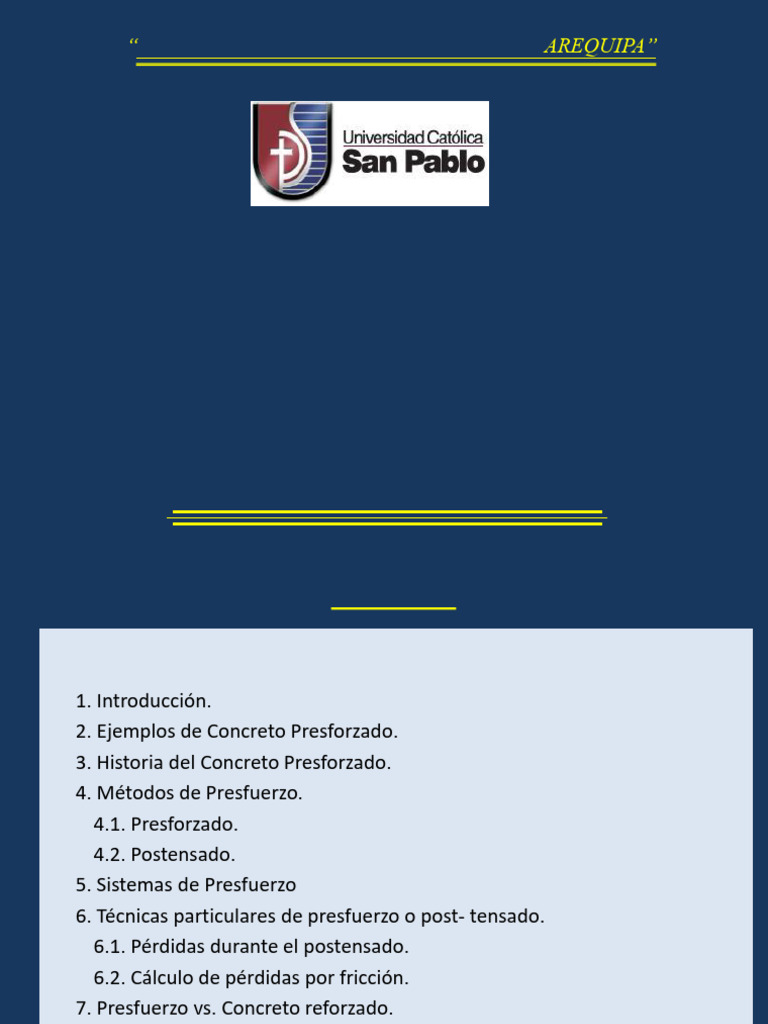 Introducción al Concreto Presforzado | PDF