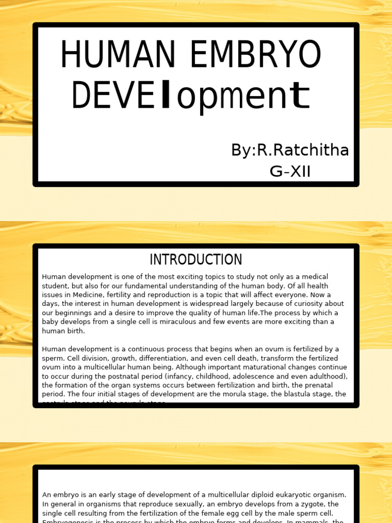Biology g12 Investigatory Project | PDF | Embryo | Fetus