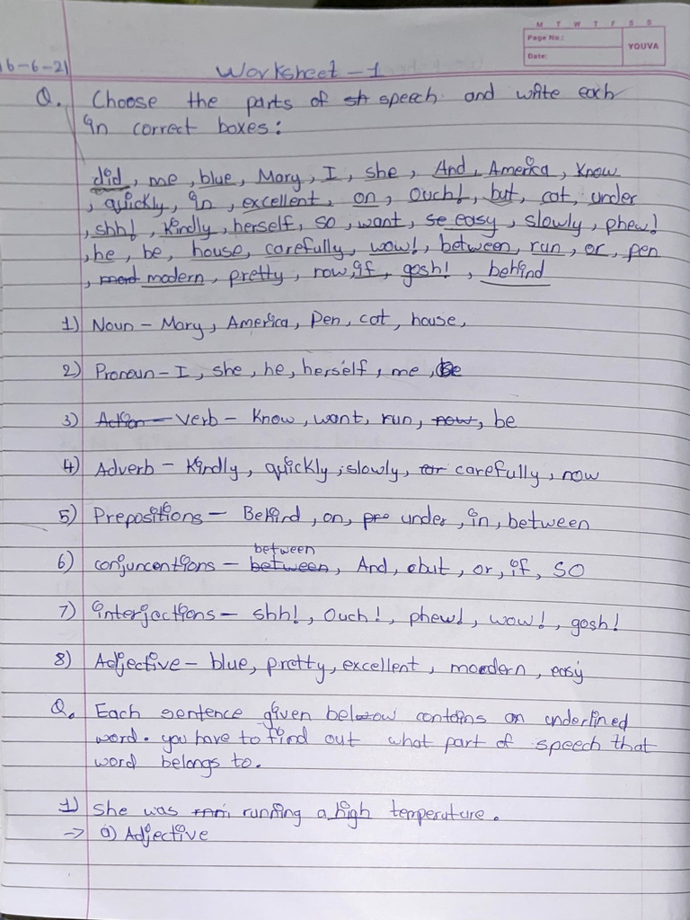 Kartavya Upadhyay 7A Worksheet 1 | PDF