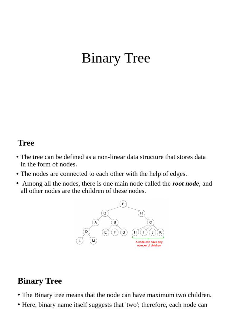 Binary Tree | PDF | Computer Programming | Computer Data