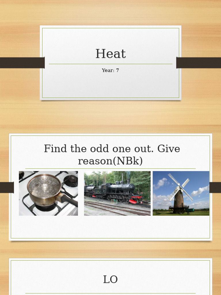 Year 7: Understanding Heat vs. Temperature | PDF