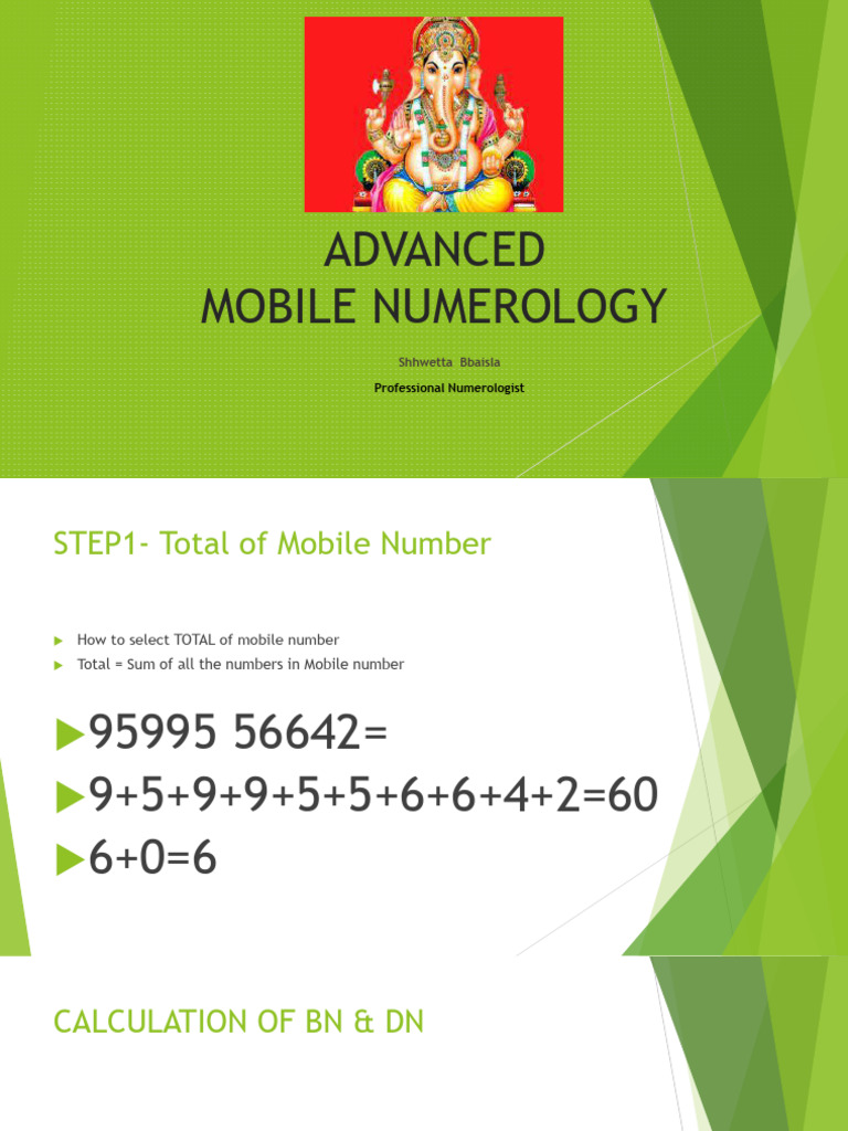 Advanced Mobile Numerology Guide | PDF | Planets In Astrology