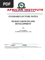 Human Growth and Development Notes | PDF | Prenatal Development | Bone