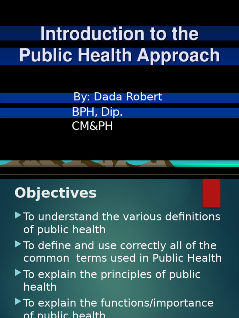 Intro to Public Health | PDF | Public Health | Epidemiology