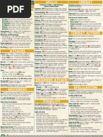 Cheat Sheet Actions and Activities in Pathfinder Second Edition | PDF ...