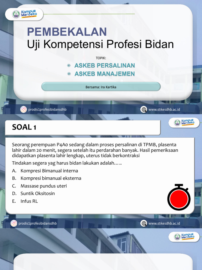Uji Kompetensi Profesi Bidan | PDF
