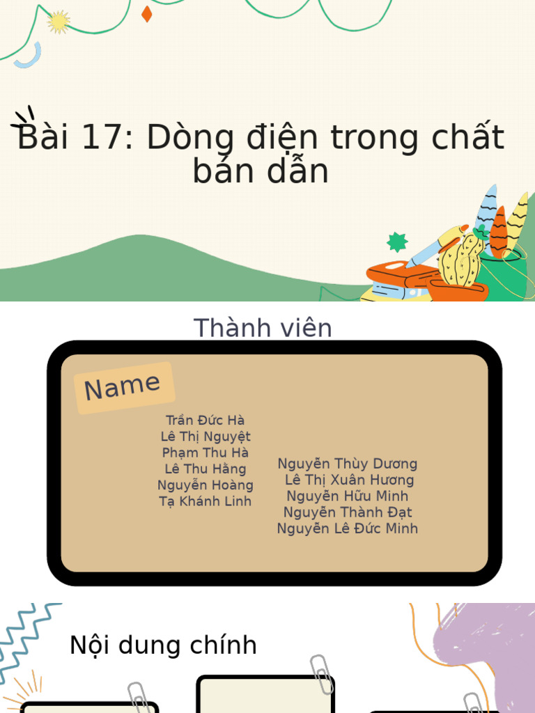 Bài 17 Dòng điện trong chất bán dẫn | PDF