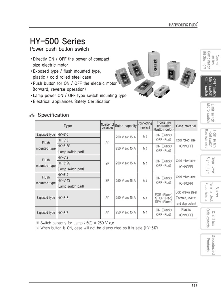 HY-500 Series | PDF