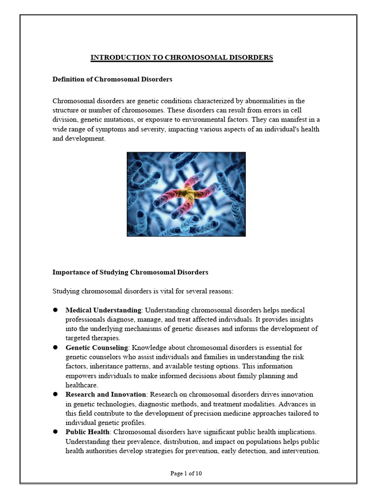 Biology Project 12th Final | PDF | Genetics | Diseases And Disorders