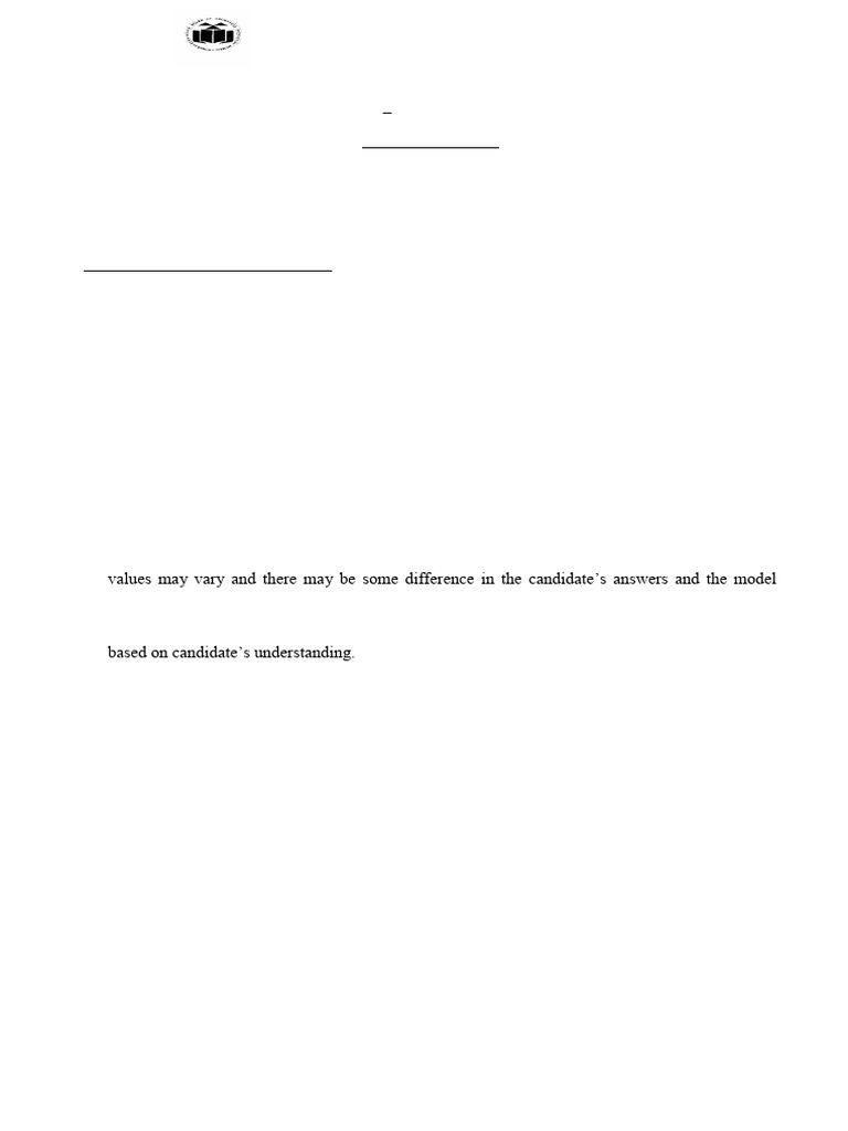 2016 Summer Model Answer Paper | PDF | Communication