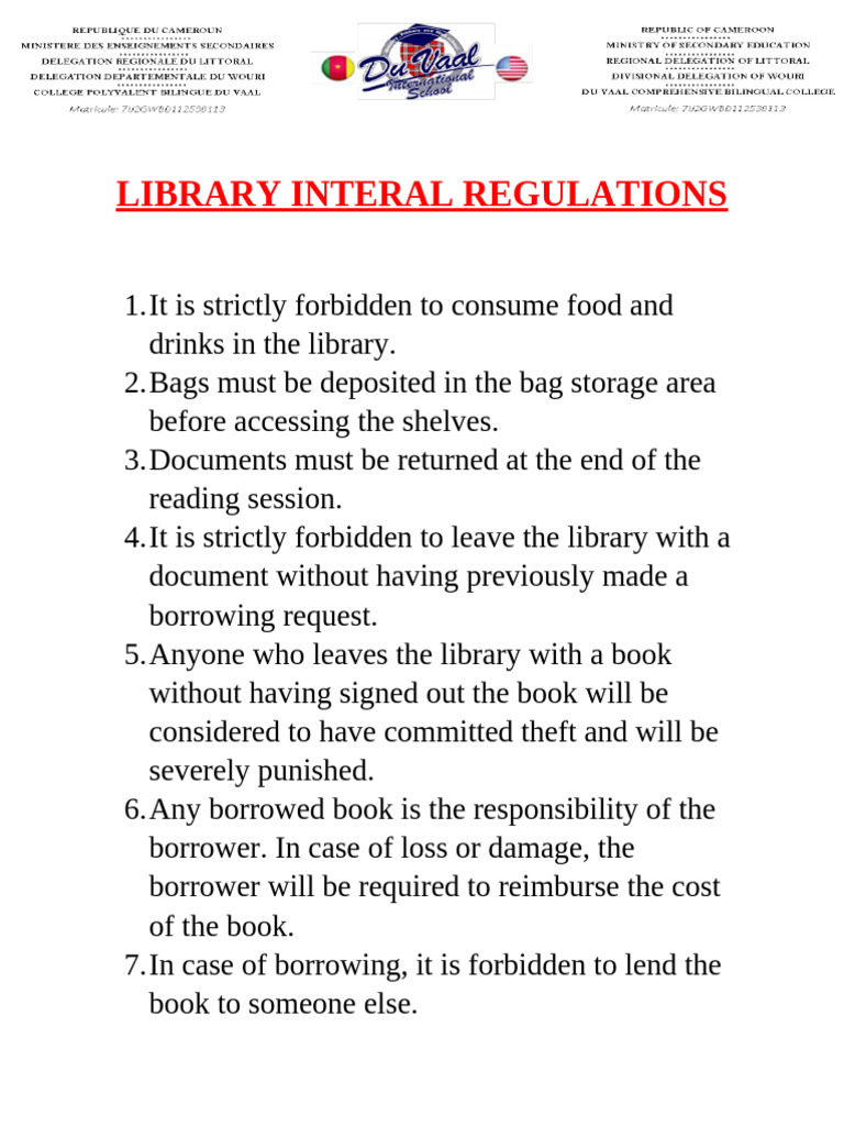 LIBRARY_INTERNAL_REGULATIONS[1] | PDF
