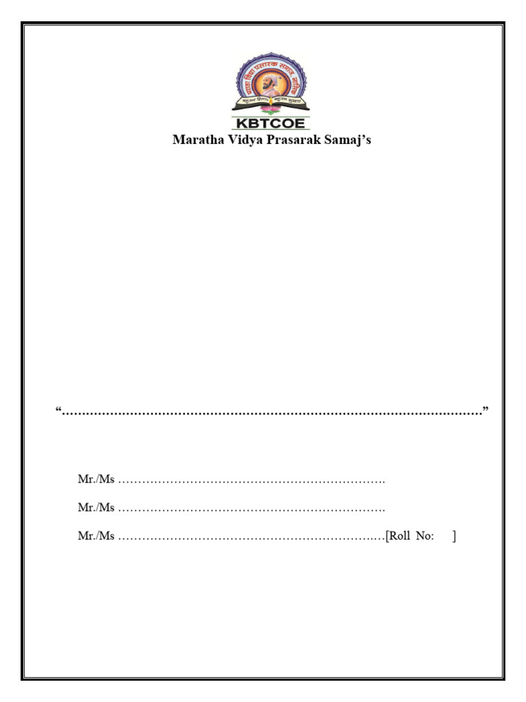 Final - Mini-Project Log Book 24-25 | PDF | Engineering | Knowledge