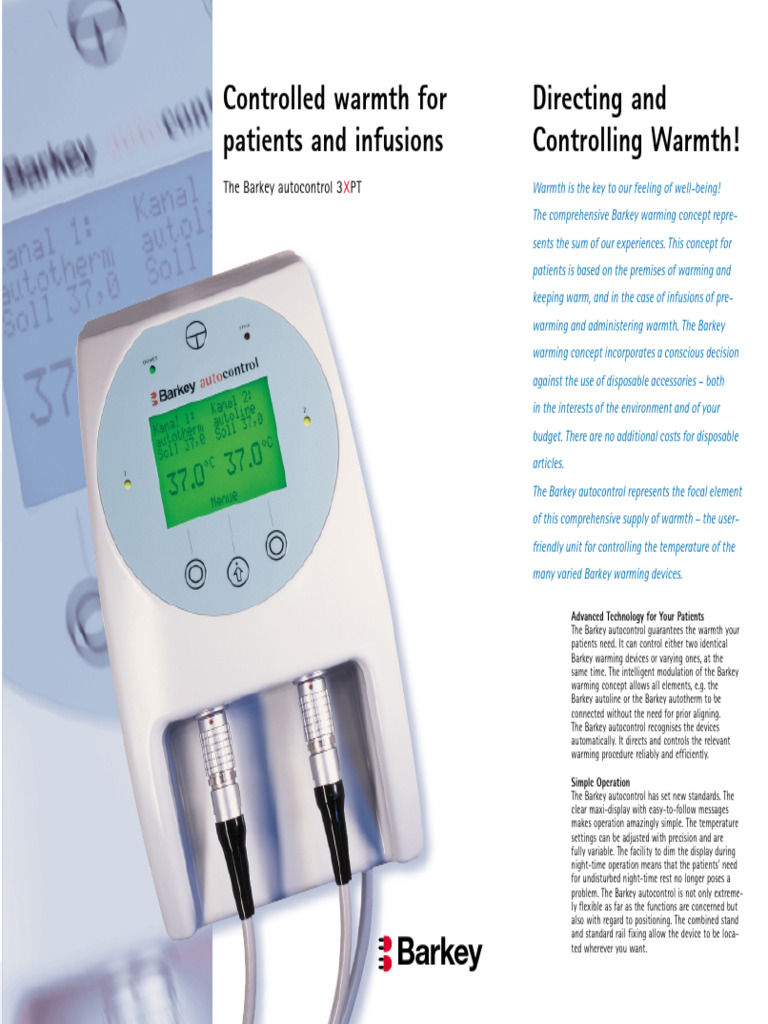 Barkey Marka Autocontrol C35535 | PDF | Intravenous Therapy