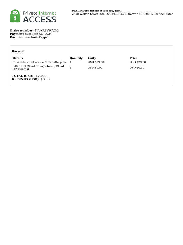 p0618477 - Order No. PIA-XRSVWAO-2 | PDF