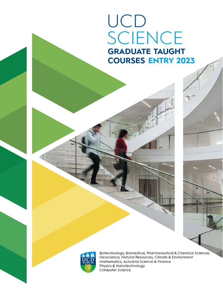 UCD Graduate Science Courses 2023 | PDF | Postgraduate Education | Academic Degree
