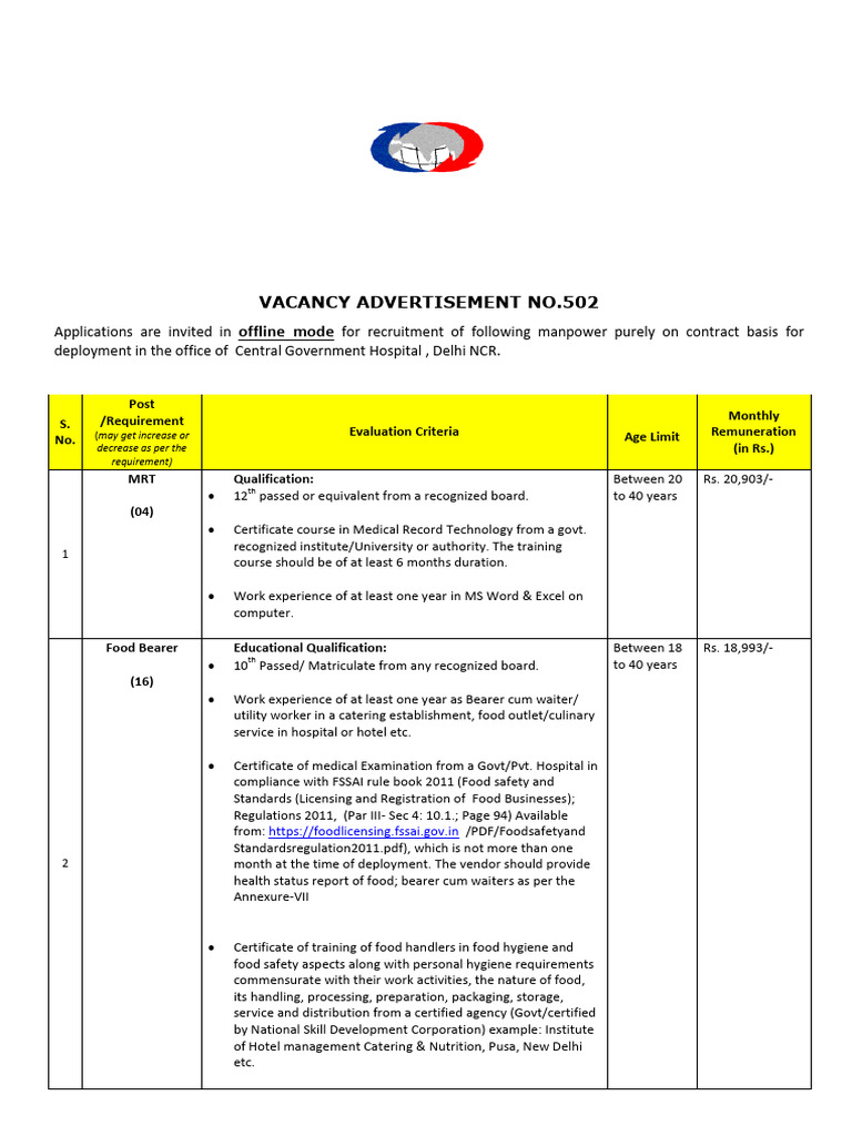 Broadcast Engineering Consultants India Limited: Vacancy Advertisement ...