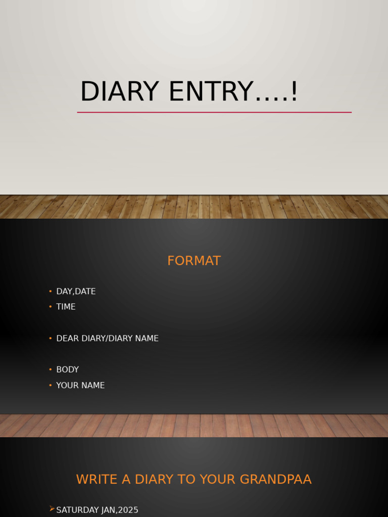 Diary Entry | PDF