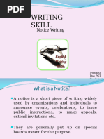 Notice Writing For Class 8 CBSE Format, Topics Ex 2 | PDF | Mathematics