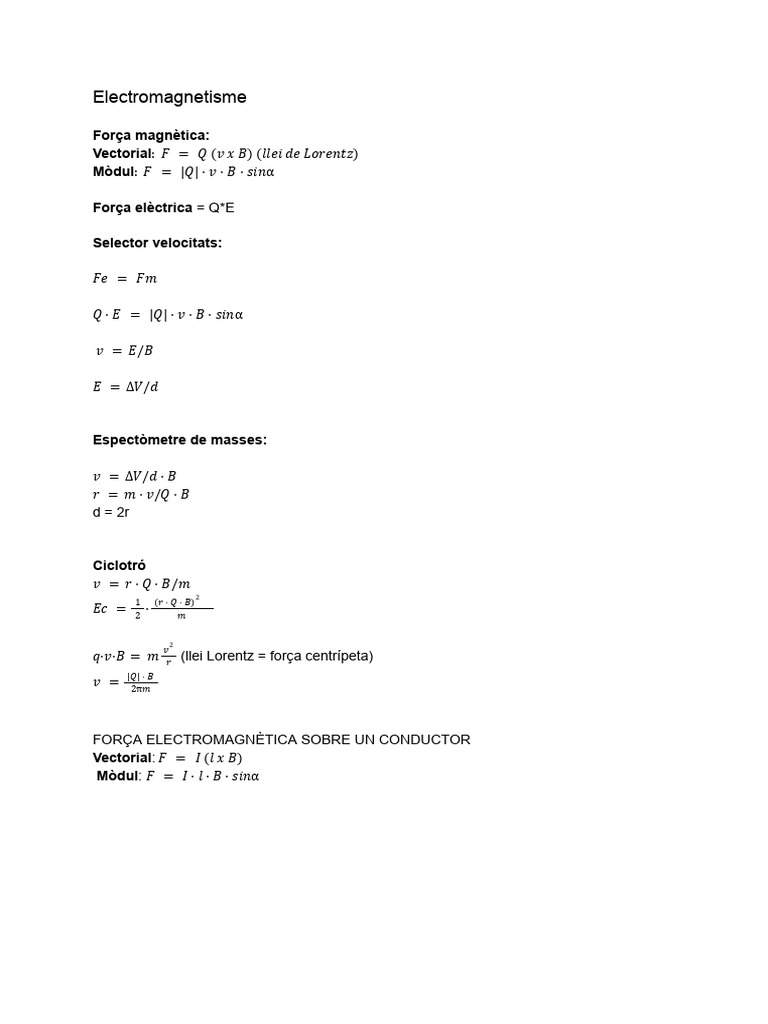 Electromagnetisme I Camp Magnètic | PDF