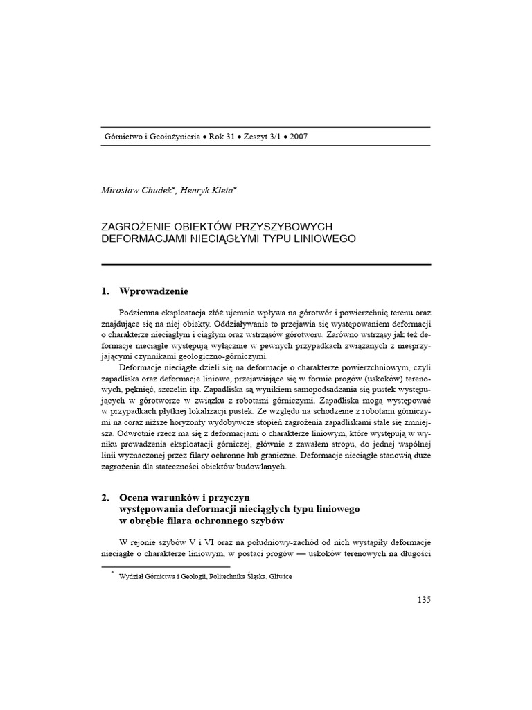 Chudek Zagrozenie | PDF