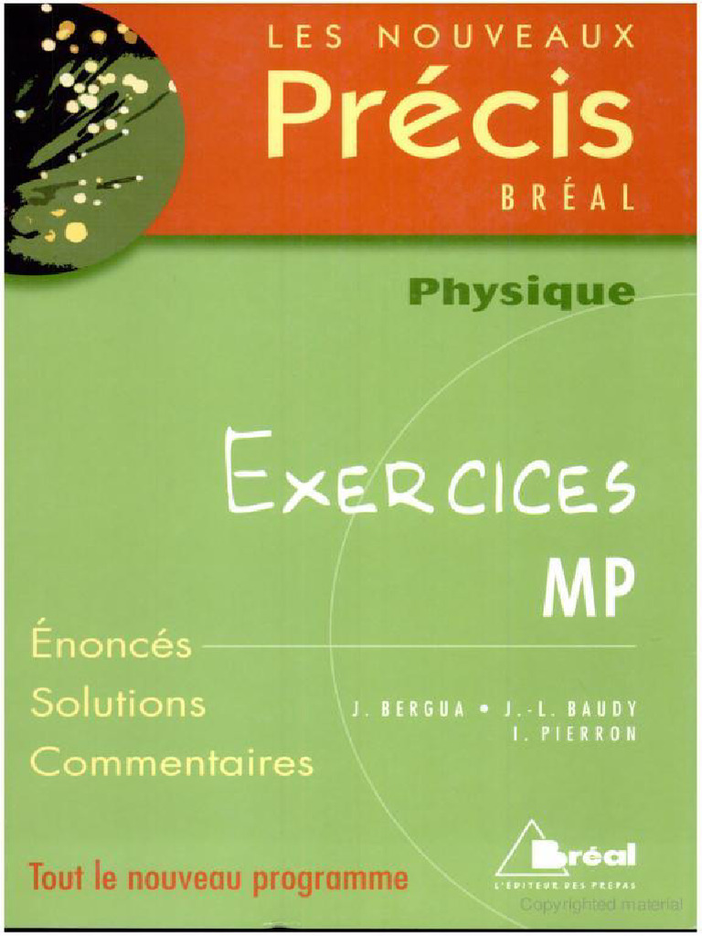 Precis Physique MP | PDF