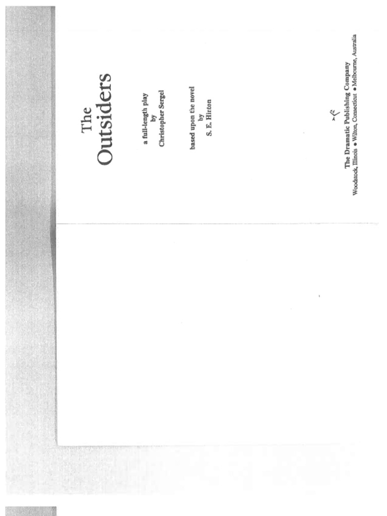 The Outsiders OG Script | PDF
