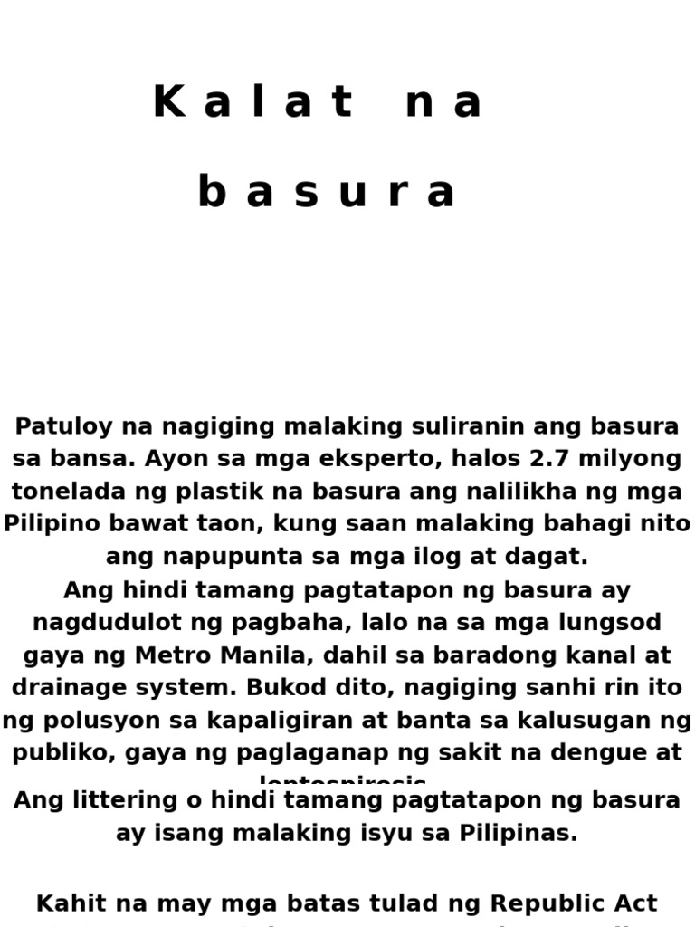 Kalat Na Basura - 20250113 - 213948 - 0000 | PDF