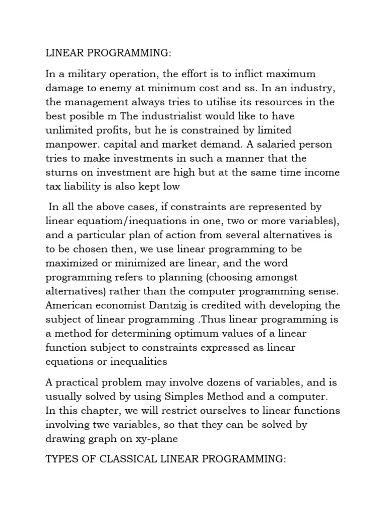 AM PROJECT | PDF | Linear Programming | Mathematical Optimization