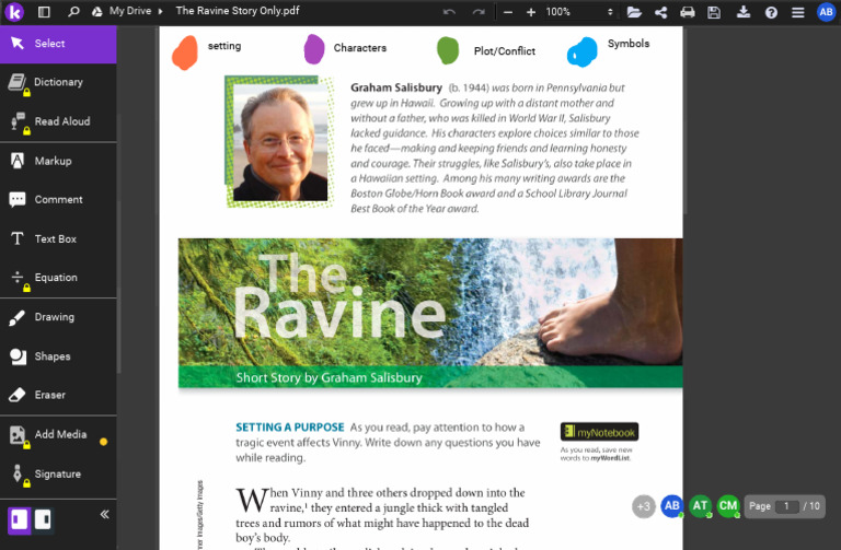 The Ravine: A Short Story Analysis | PDF