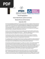 Patient ID Guidelines for Imaging | PDF | Radiology | Medical Imaging