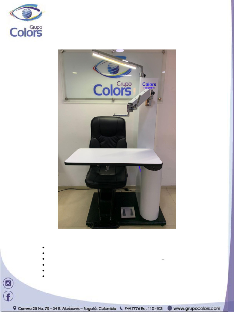 Manual de Usuario Unidad Colors Instruments | PDF | Conector eléctrico ...