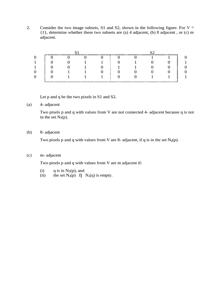 Assignment I (No2 and No3) | PDF | Computer Vision