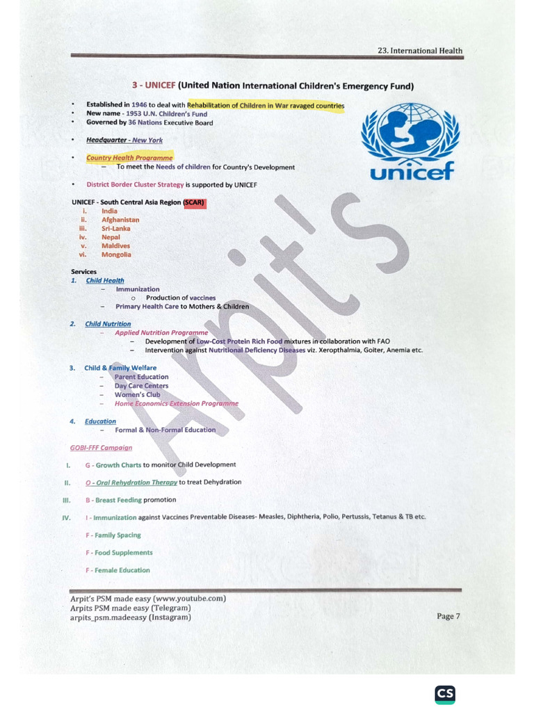 UNICEF Initiatives in Kathmandu | PDF