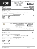 Class 2-Measurement - Worksheet | PDF | Business | Science & Mathematics